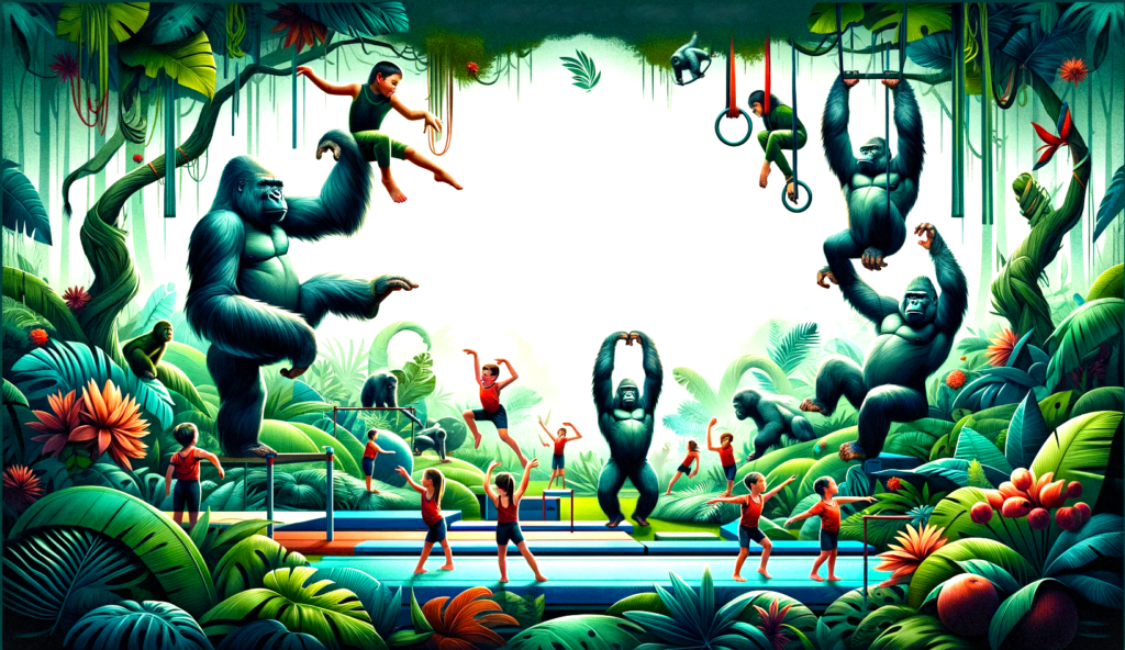 Gymnastic Classes - Ape Escape | Gymnastic Classes | Birthday Parties ...