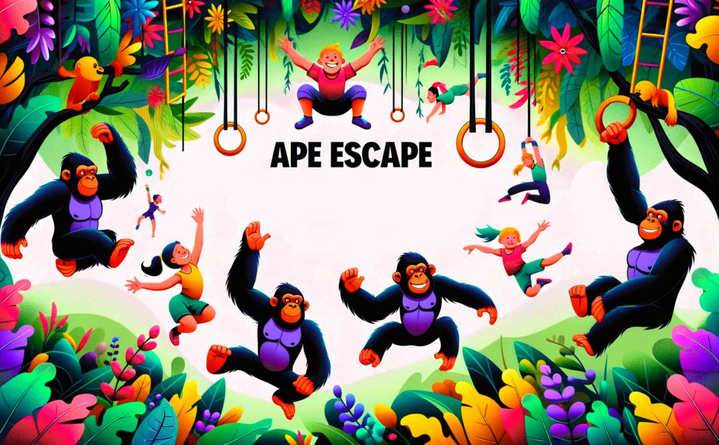 Kindy Gym (3-5yrs) - Ape Escape | Gymnastic Classes | Birthday Parties ...